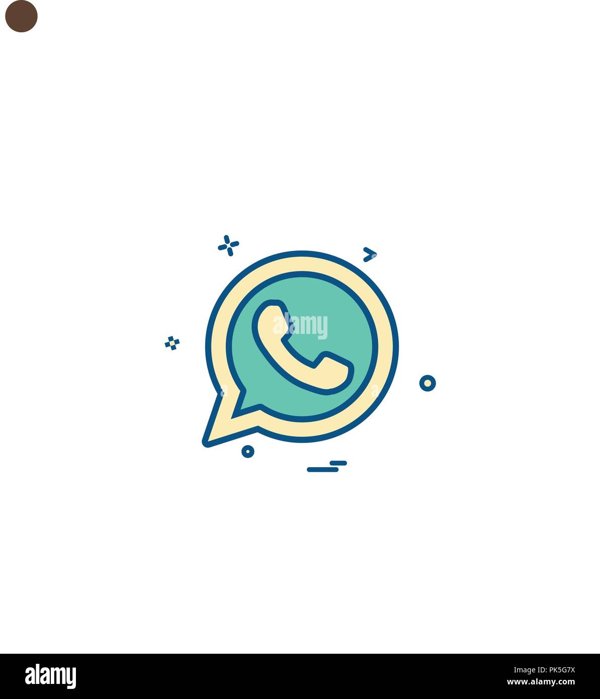 Whatsapp whats app logo icon Banque d'images vectorielles - Alamy