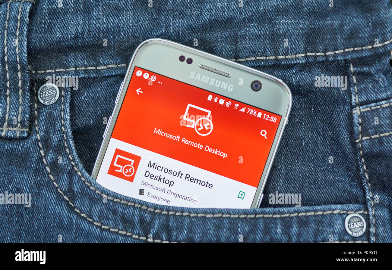 Montréal, Canada - le 8 septembre 2018 : Microsoft Remote Desktop ...