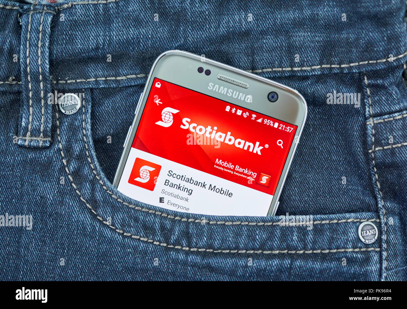 App scotiabank Banque de photographies et d’images à haute résolution ...