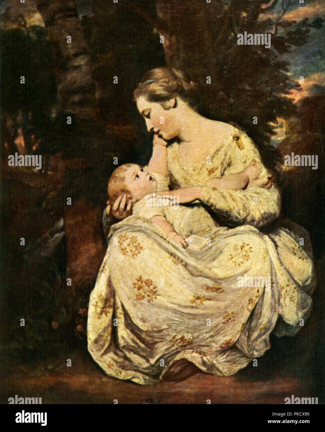 Mme hoare et enfant joshua reynolds Banque de photographies et d’images ...