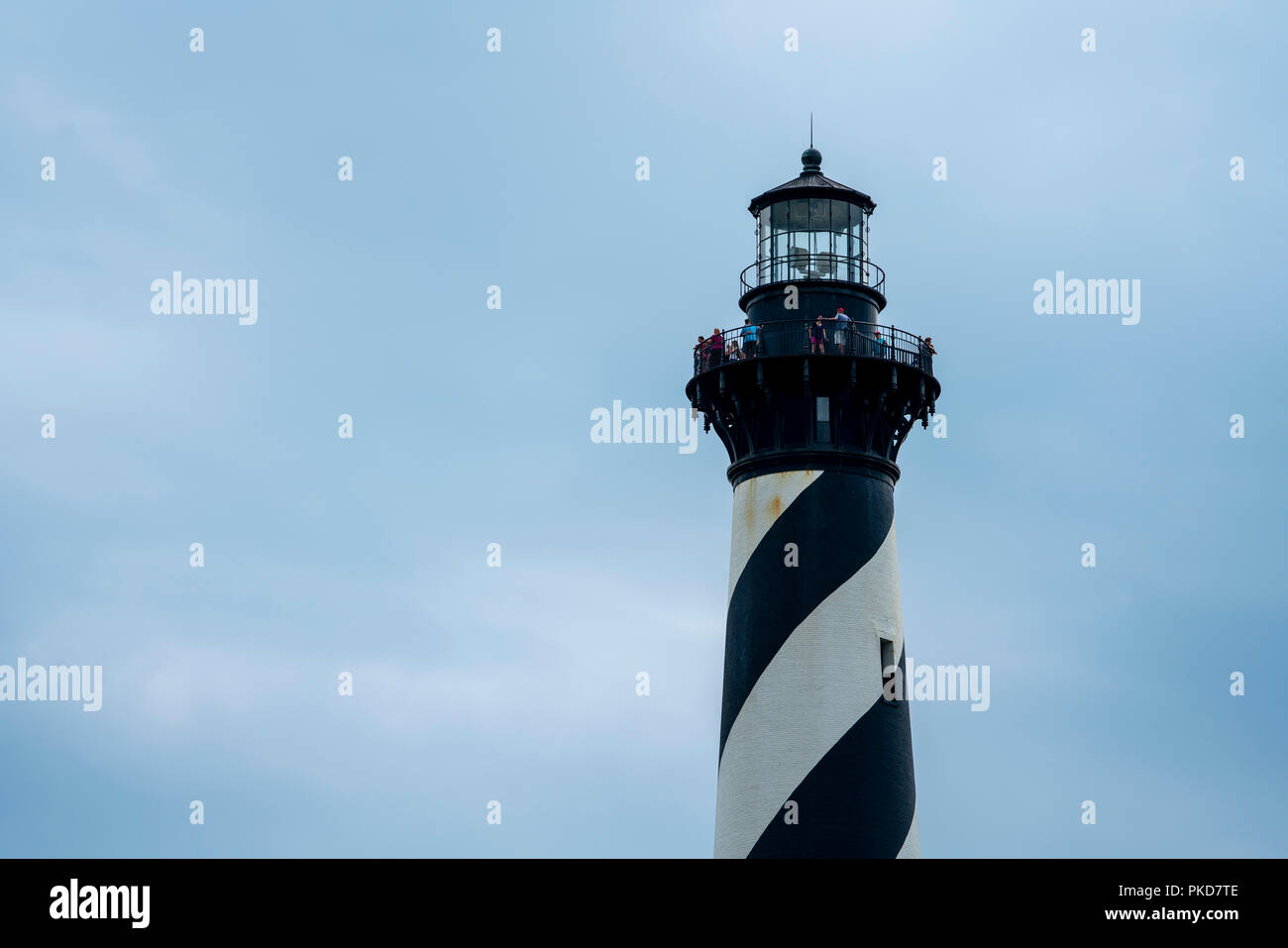 Dans le phare de Cape Hatteras Cape Hatteras National Seashore section des Outer Banks, Caroline ...