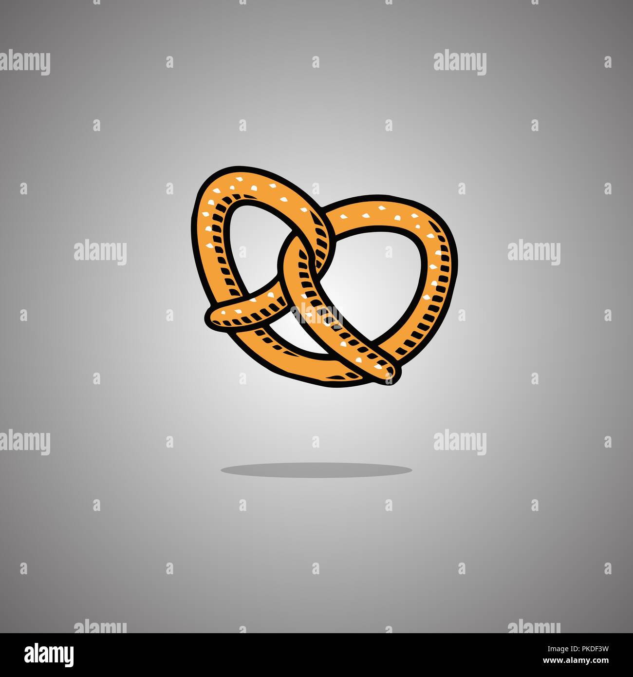 Pretzel vector vectors Banque d'images vectorielles - Alamy