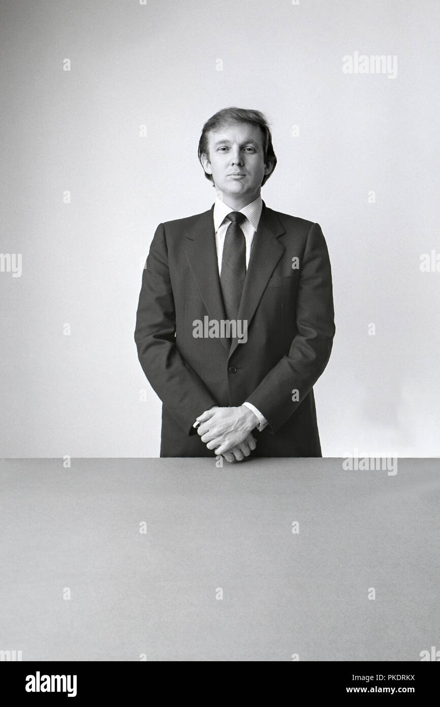 Les jeunes Donald Trump Photo Stock - Alamy
