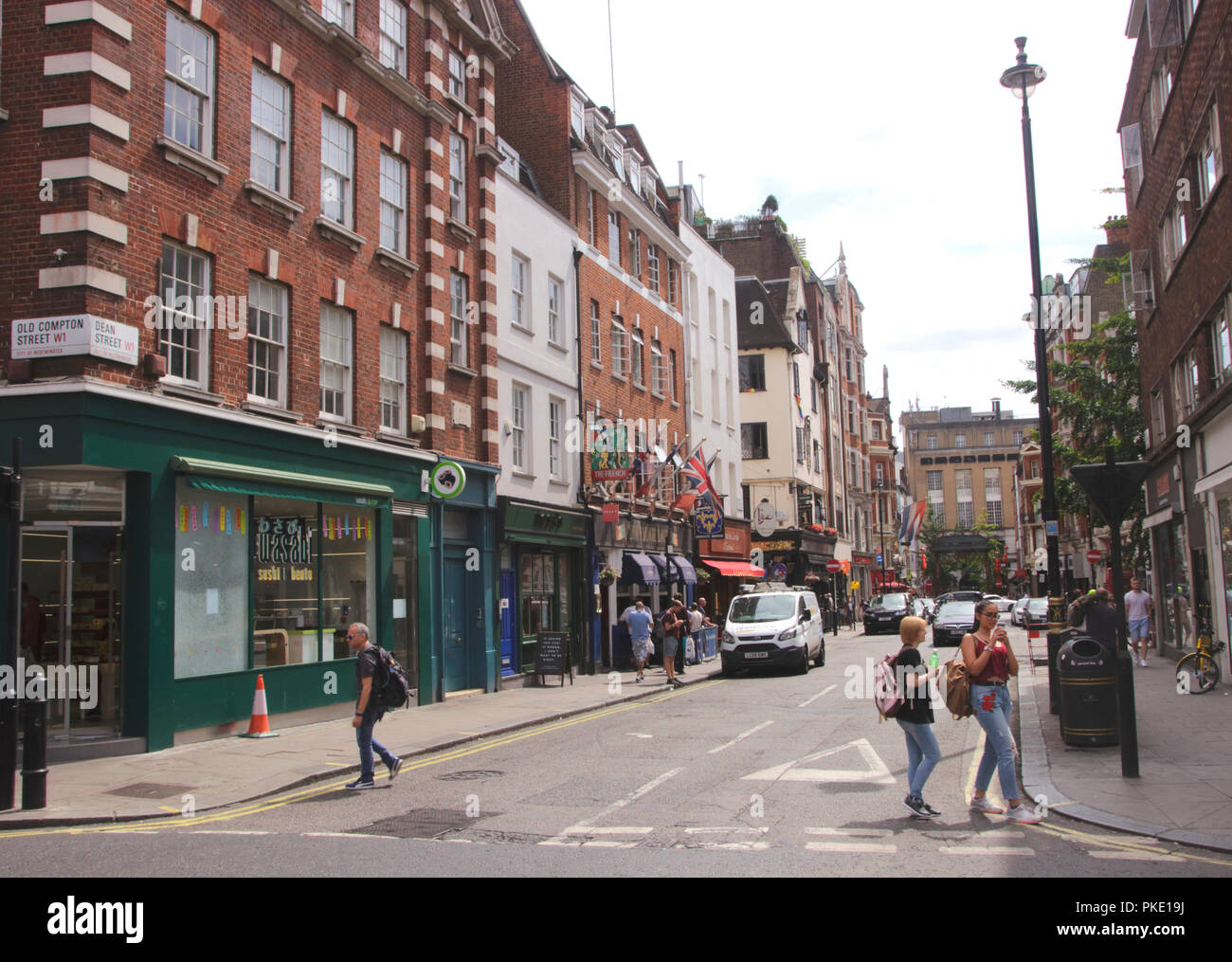 Soho street scene london Banque de photographies et d’images à haute ...