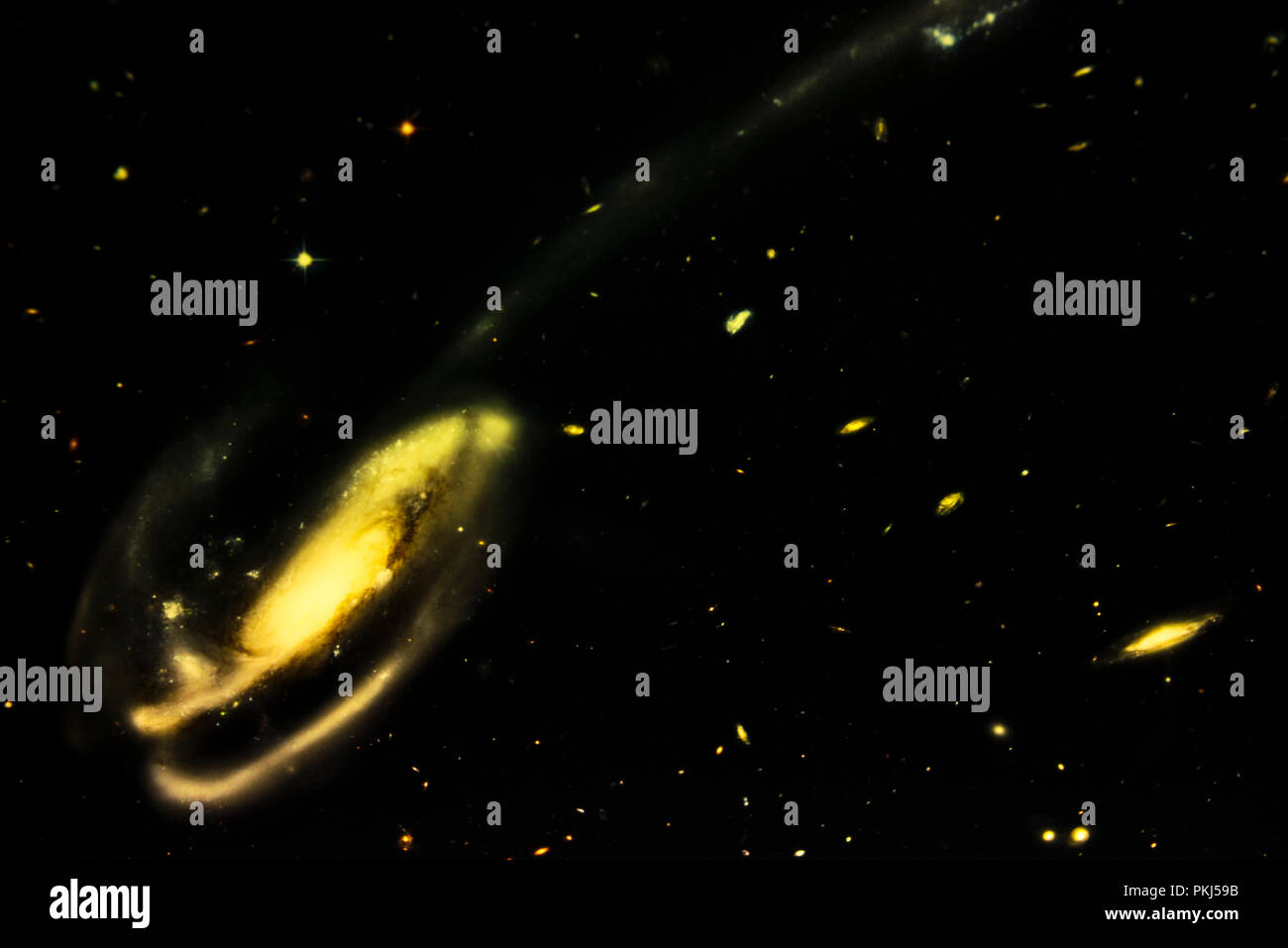 Merging galaxy Banque de photographies et d’images à haute résolution ...