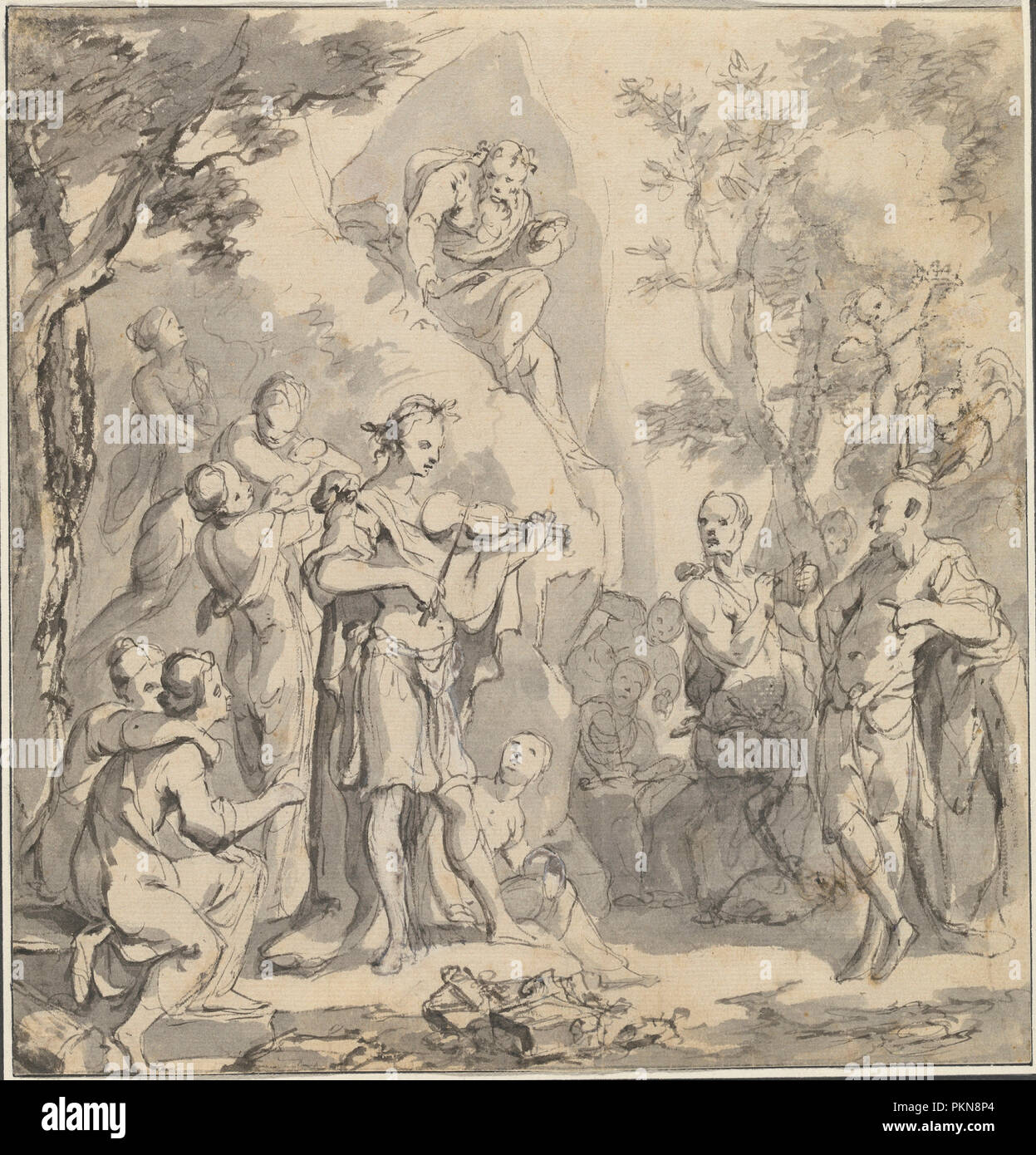 Le concours entre apollo et pan Banque de photographies et d’images à ...