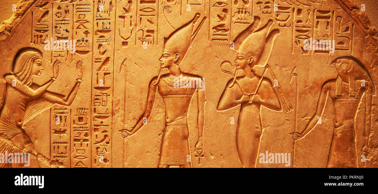 Alphabet de l egypte ancienne Banque de photographies et d’images à ...