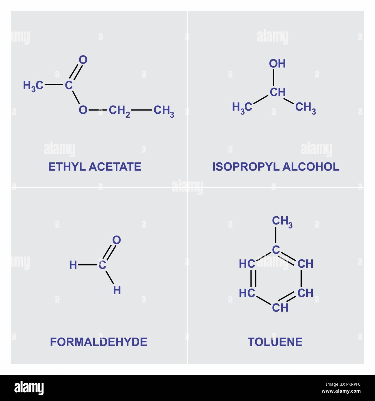Formules chimiques Banque d'images vectorielles - Page 2 - Alamy