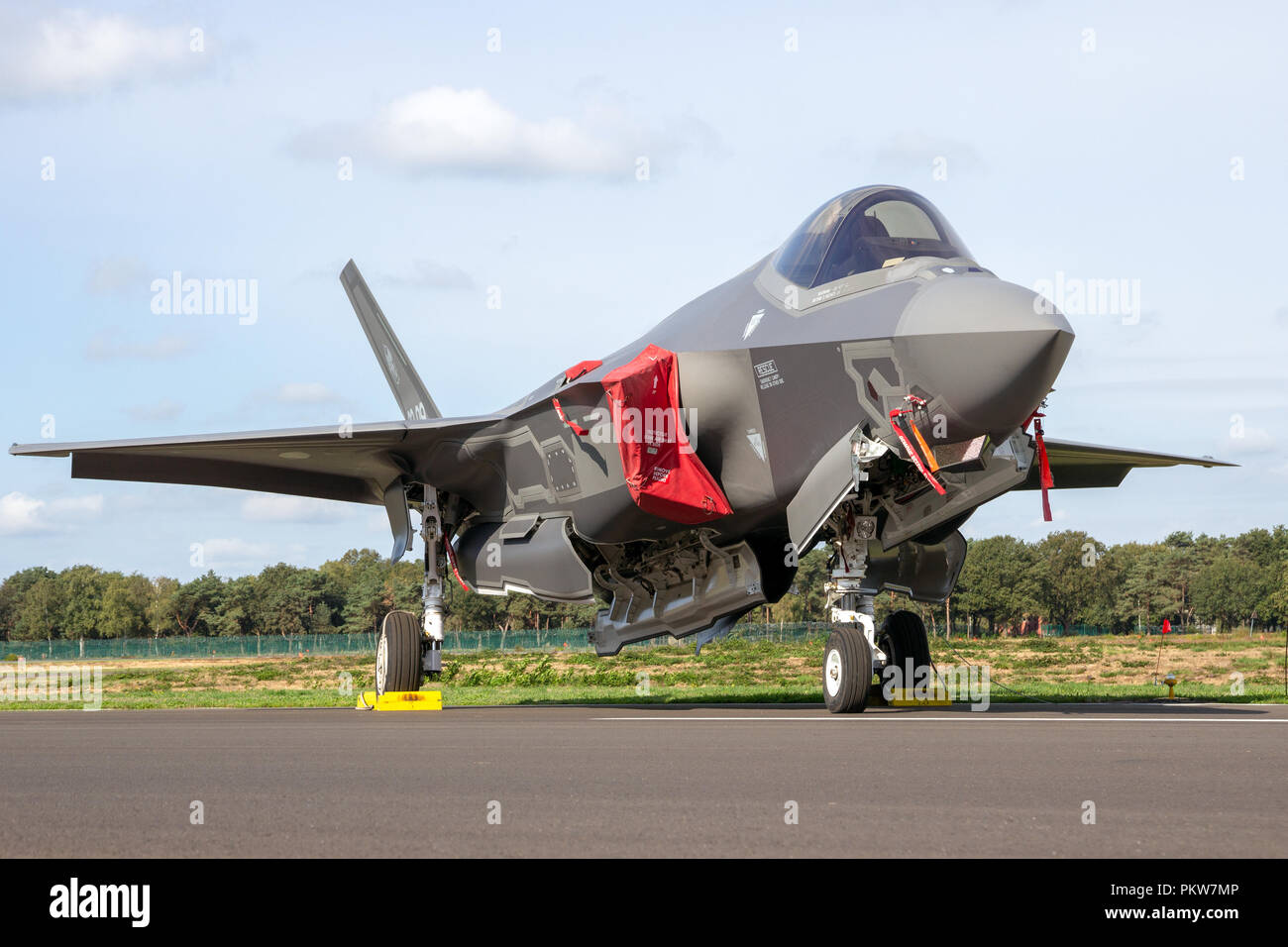KLEINE BROGEL, BELGIQUE - SEP 8, 2018 : Armée de l'air italienne ...