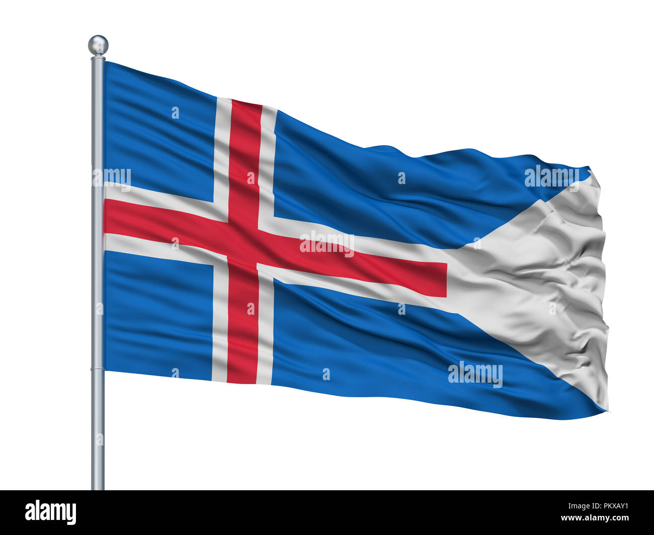 Carte du drapeau islandais Banque de photographies et d’images à haute ...