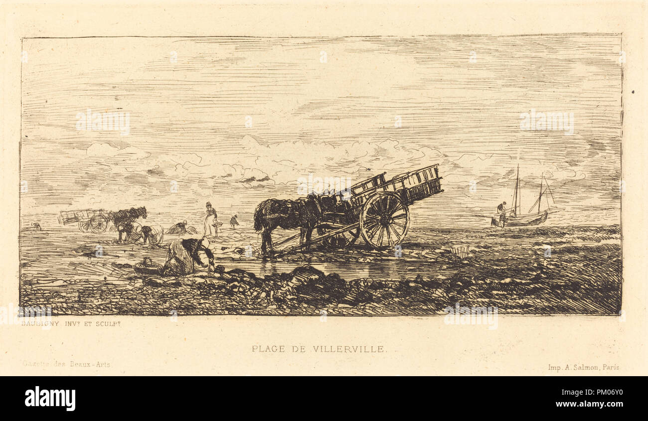 La plage de villerville Banque de photographies et d’images à haute ...