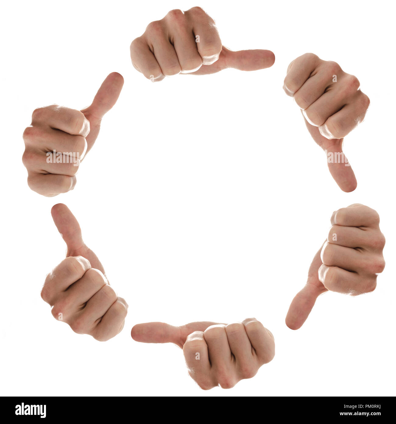 Mains en cercle Banque de photographies et d’images à haute résolution ...