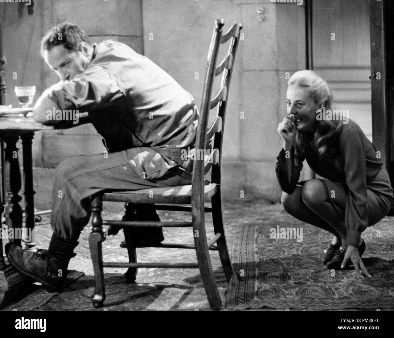 Jeanne moreau 1962 Banque d'images noir et blanc - Alamy