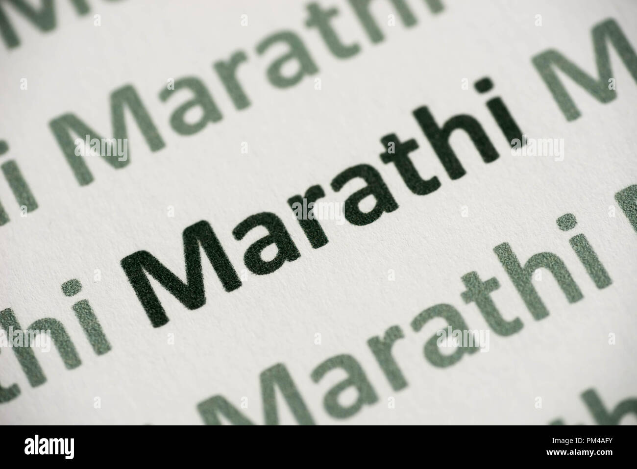 Marathi language Banque de photographies et d’images à haute résolution ...