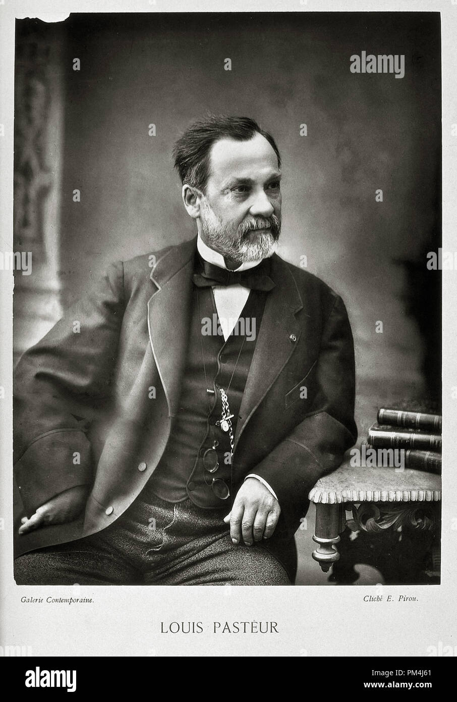 Portrait de Louis Pasteur (1822 - 1895), chimiste et microbiologiste ...