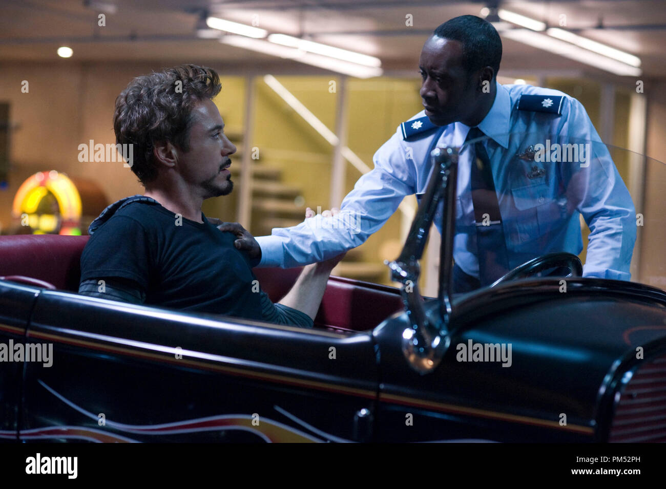 Iron man 2 film 2010 gauche droite Banque de photographies et d’images ...