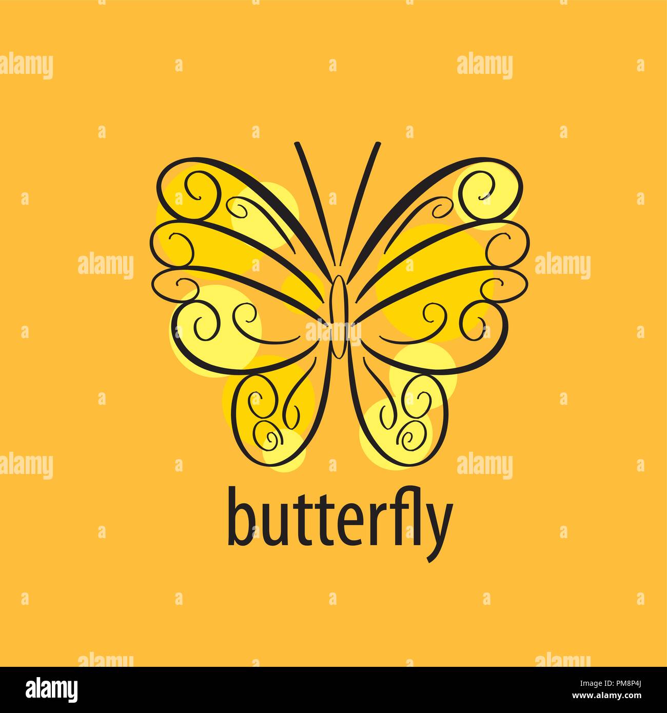 Papillon logo Banque d'images vectorielles - Page 2 - Alamy