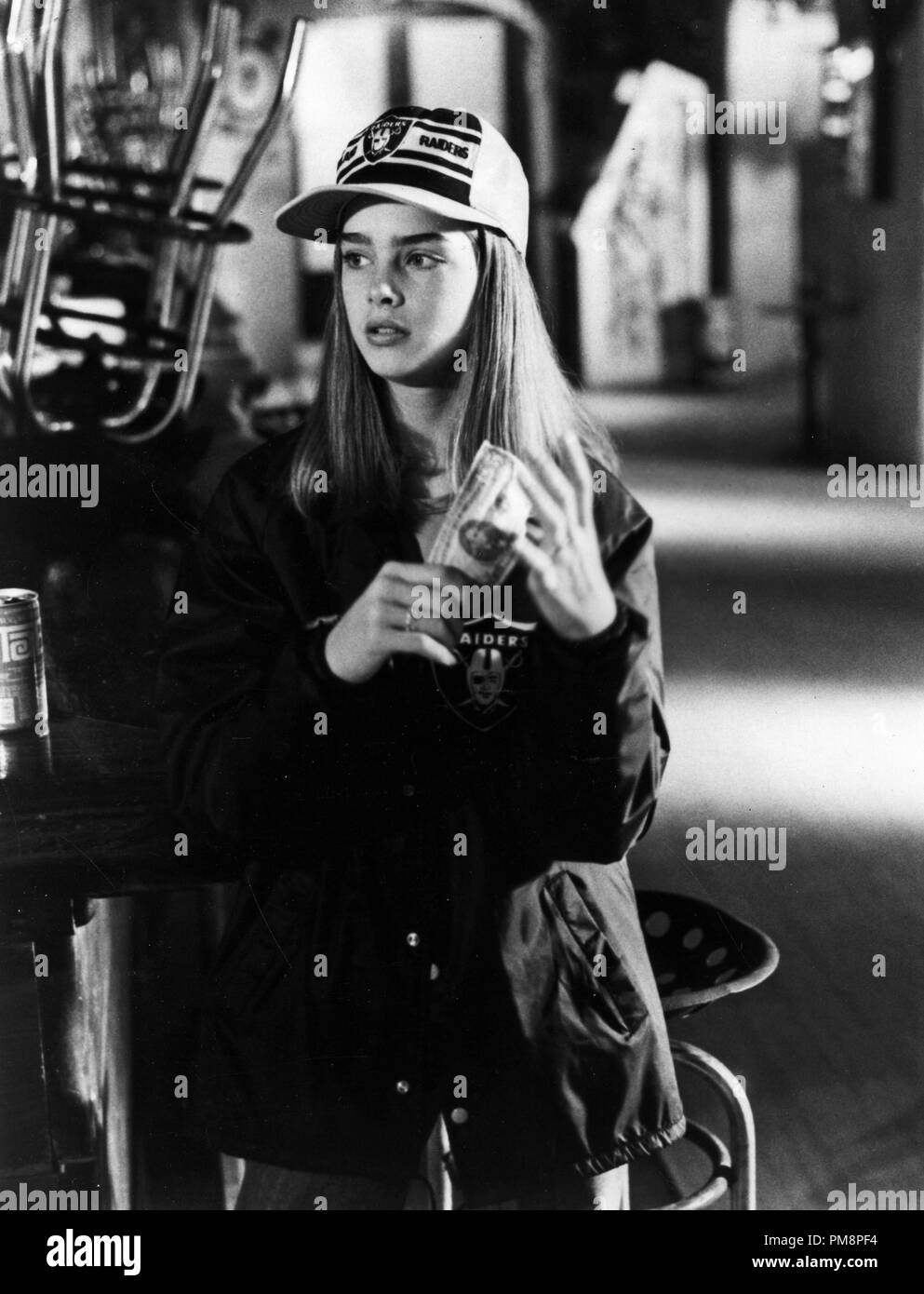 Brooke shields Banque d'images noir et blanc - Alamy