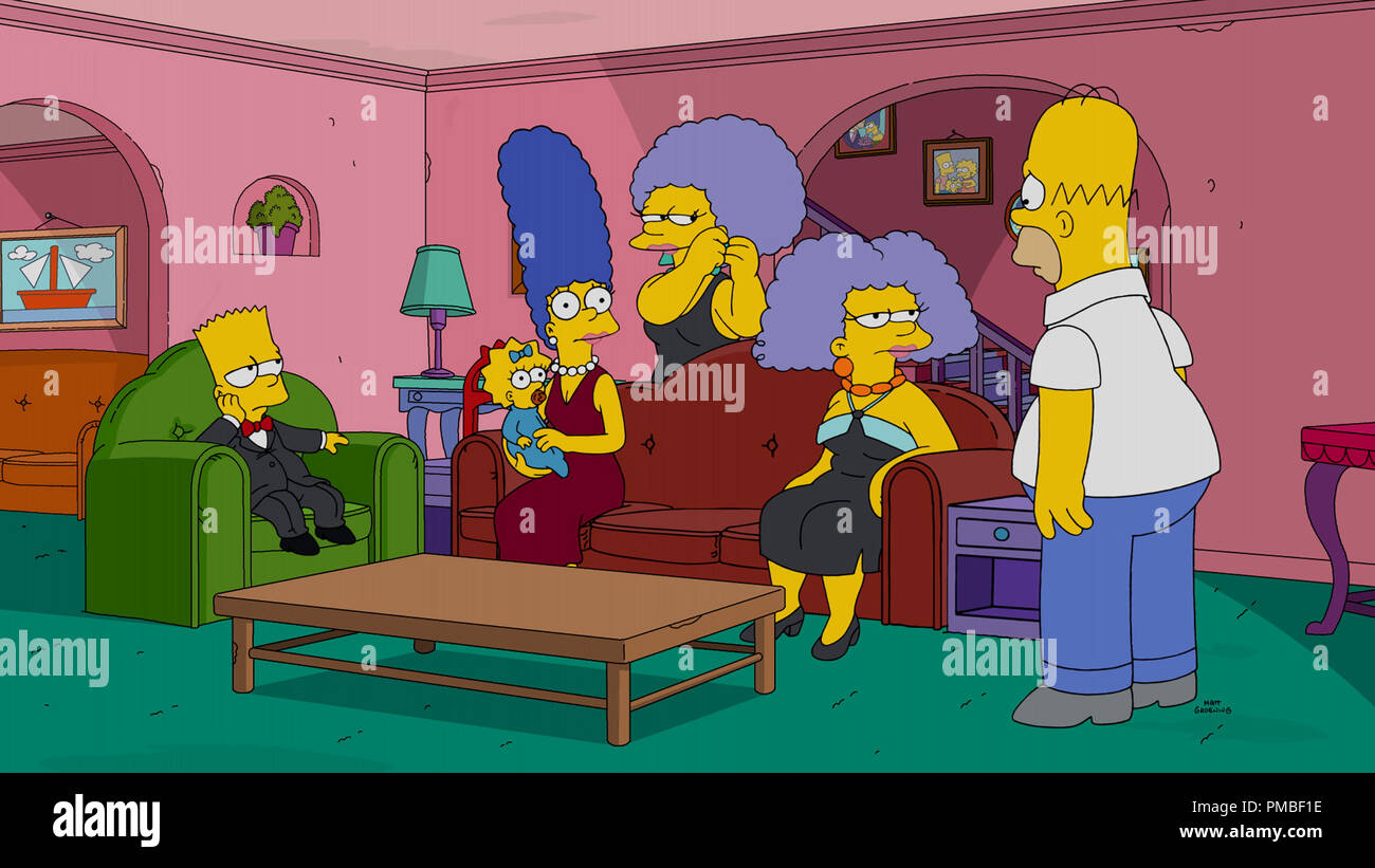 Bart Simpson Maggie Simpson Marge Simpson Patty Bouvier Selma