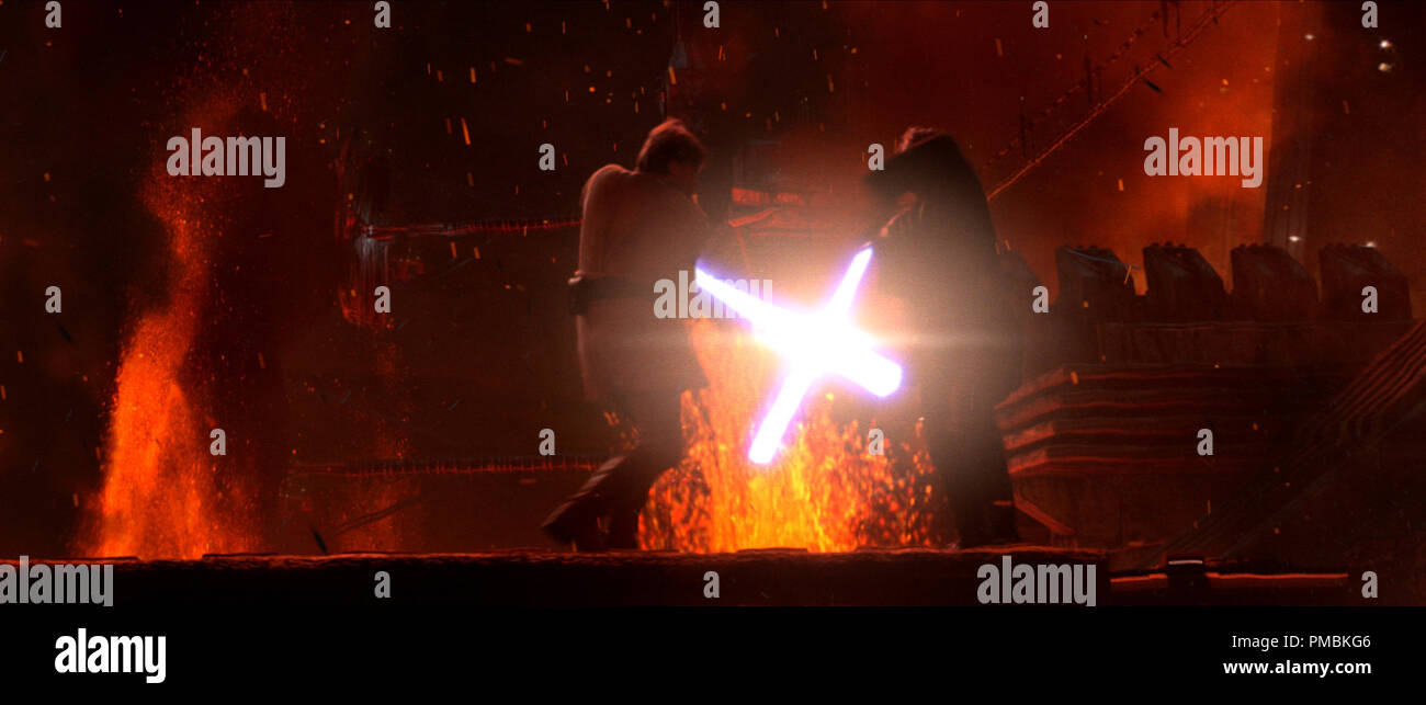 Anakin Skywalker (Hayden Christensen) et son ancien mentor Obi-Wan ...