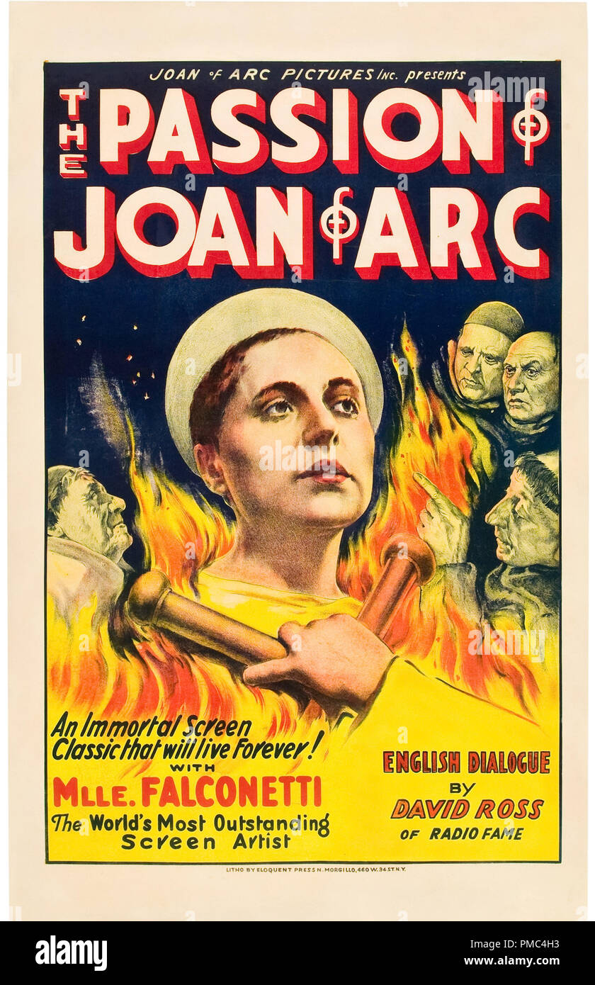 Affiche du film passion joan of arc Banque de photographies et d’images ...