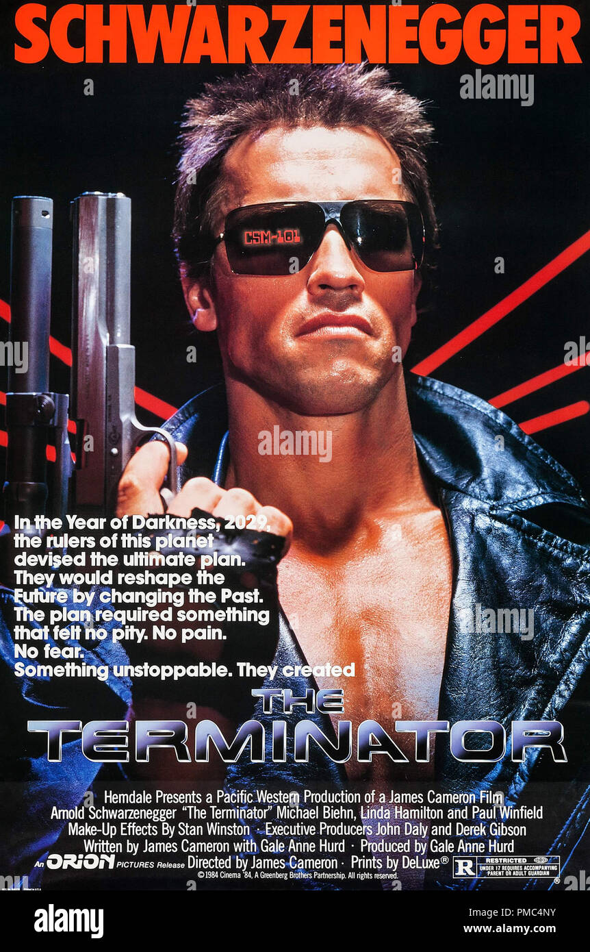 The Terminator 1984 Schwarzenegger Banque d'image et photos - Alamy