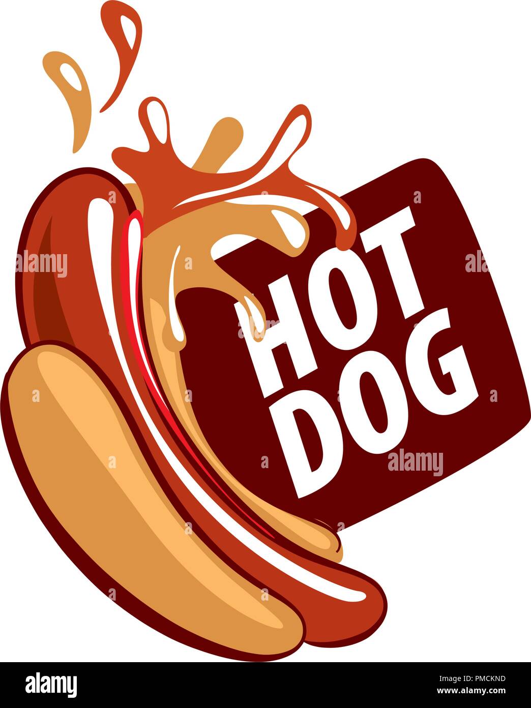Logo de hot dog Banque de photographies et d’images à haute résolution ...