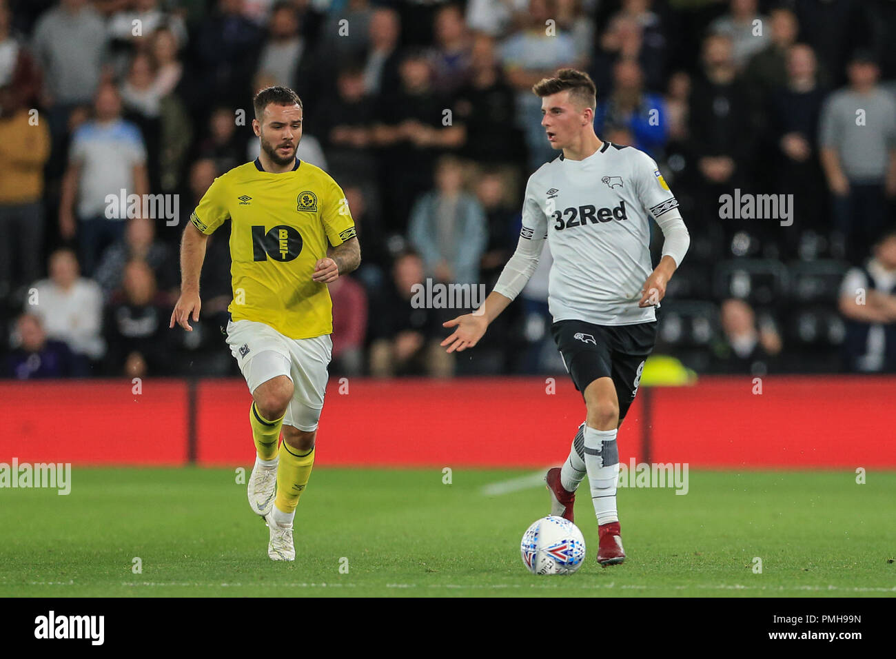 Derby, Royaume-Uni. 18 sept., 2018. Sky Bet Championship, Derby County ...