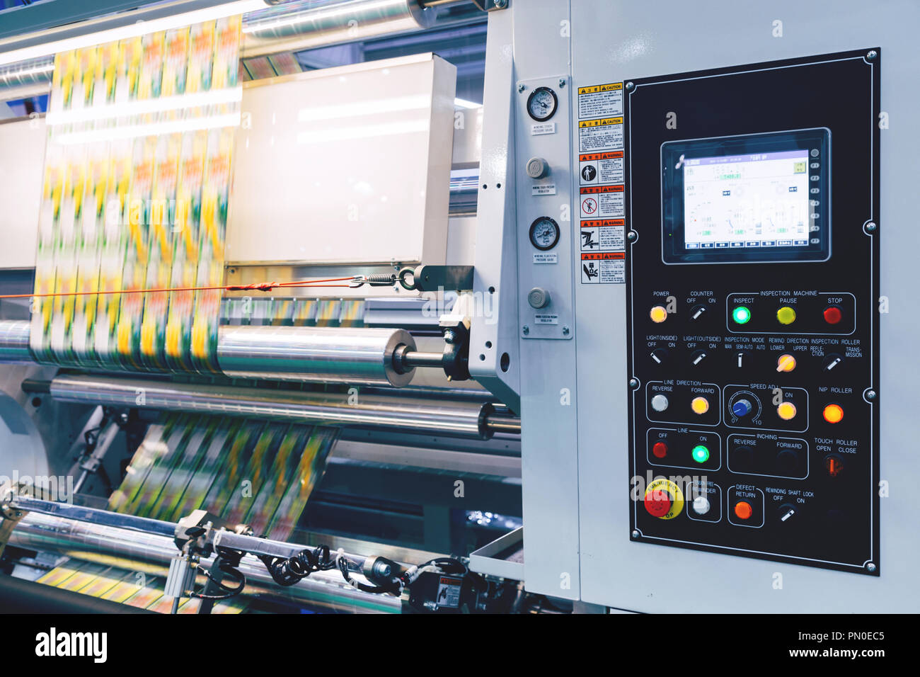 Machine d'impression de film Banque de photographies et d’images à ...