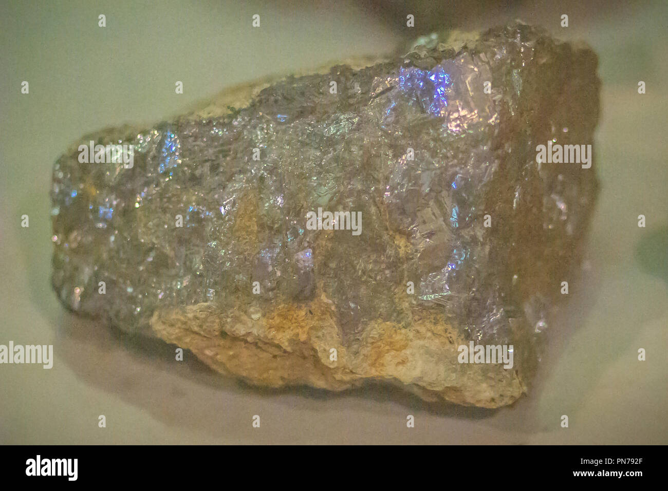 Spécimen de galène rock industries des mines et des carrières. La ...