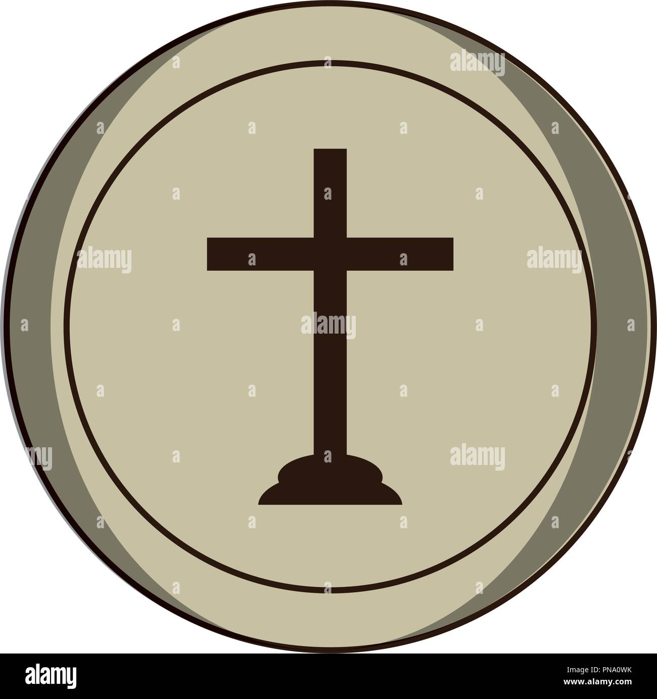 Église Ronde Banque d'images vectorielles - Alamy