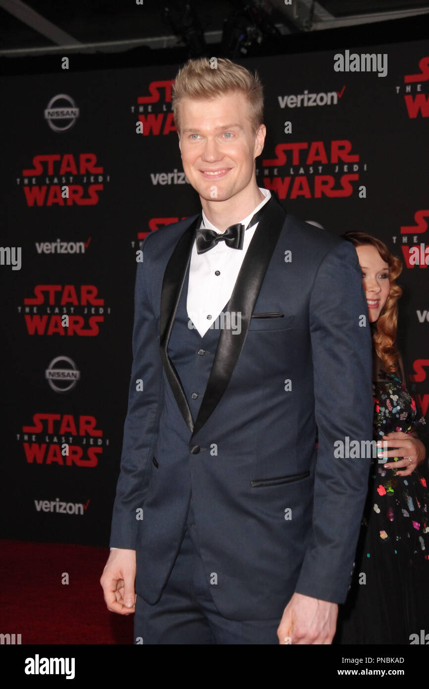 Joonas Suotamo lors de la première mondiale de Lucasfilm's ' : Le ...