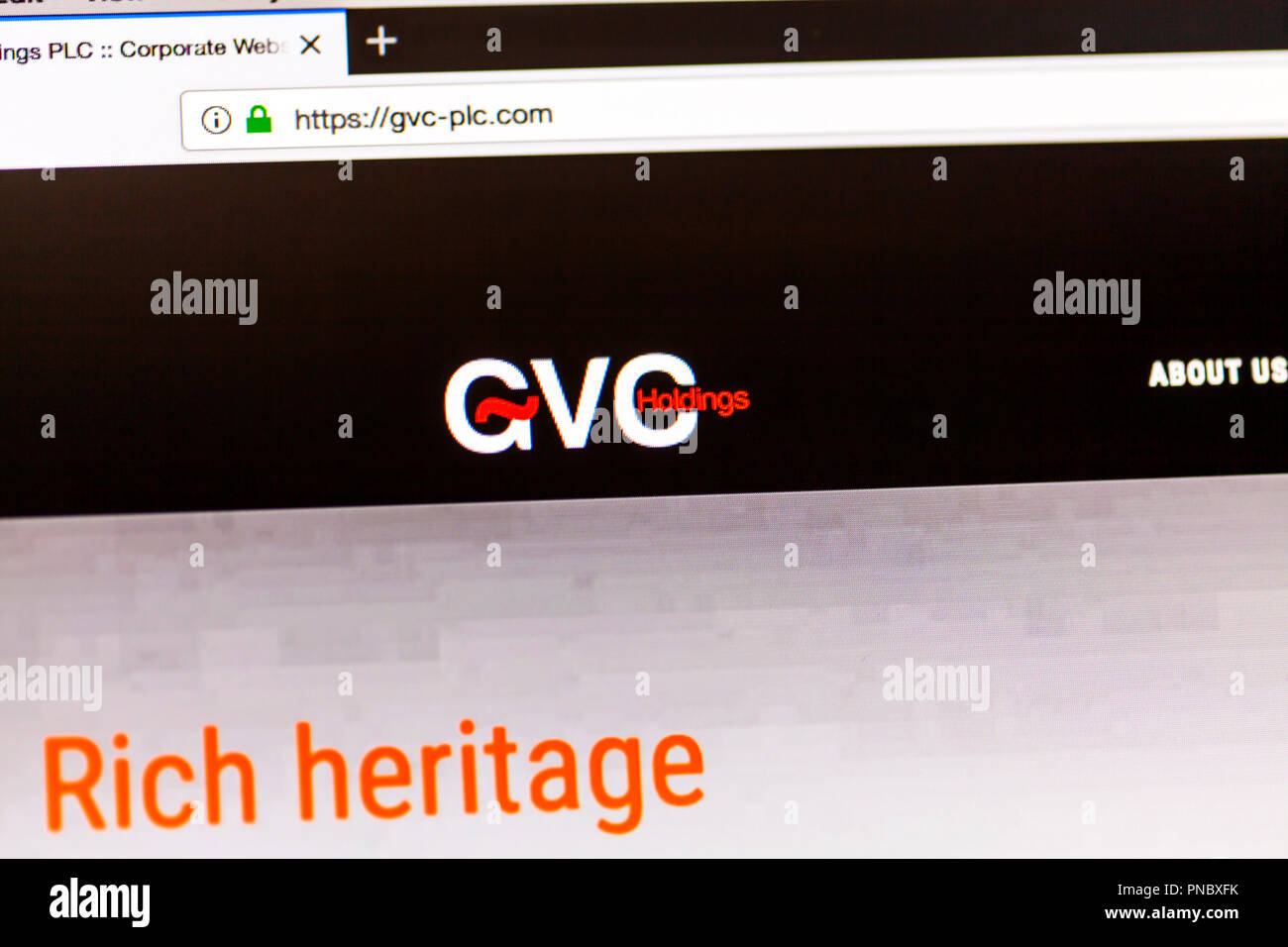 Gvc plc Banque de photographies et d’images à haute résolution - Alamy