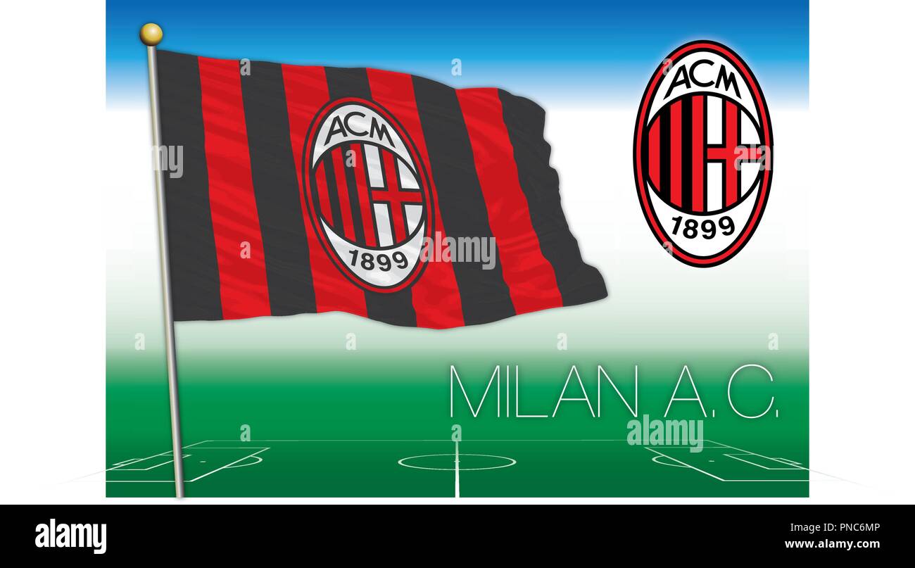 équipe ac milan Banque d'images vectorielles - Alamy