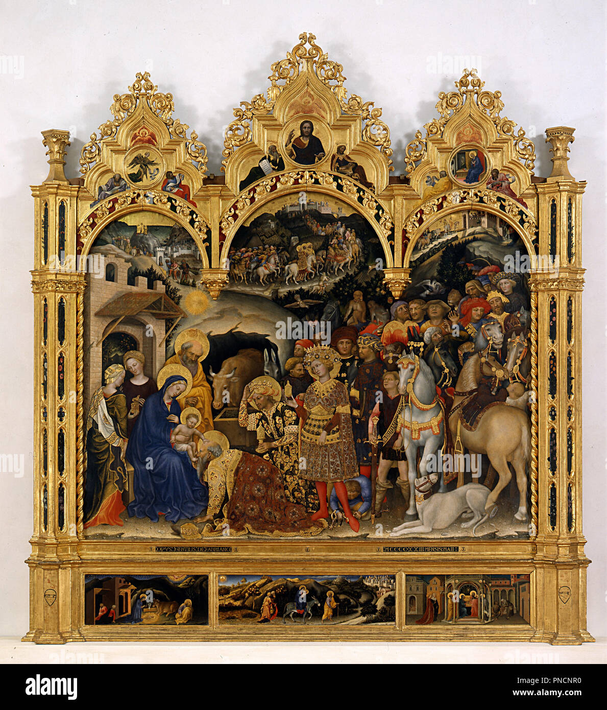 L'adoration des mages 1423 gentile da fabriano Banque de photographies et d’images à haute ...