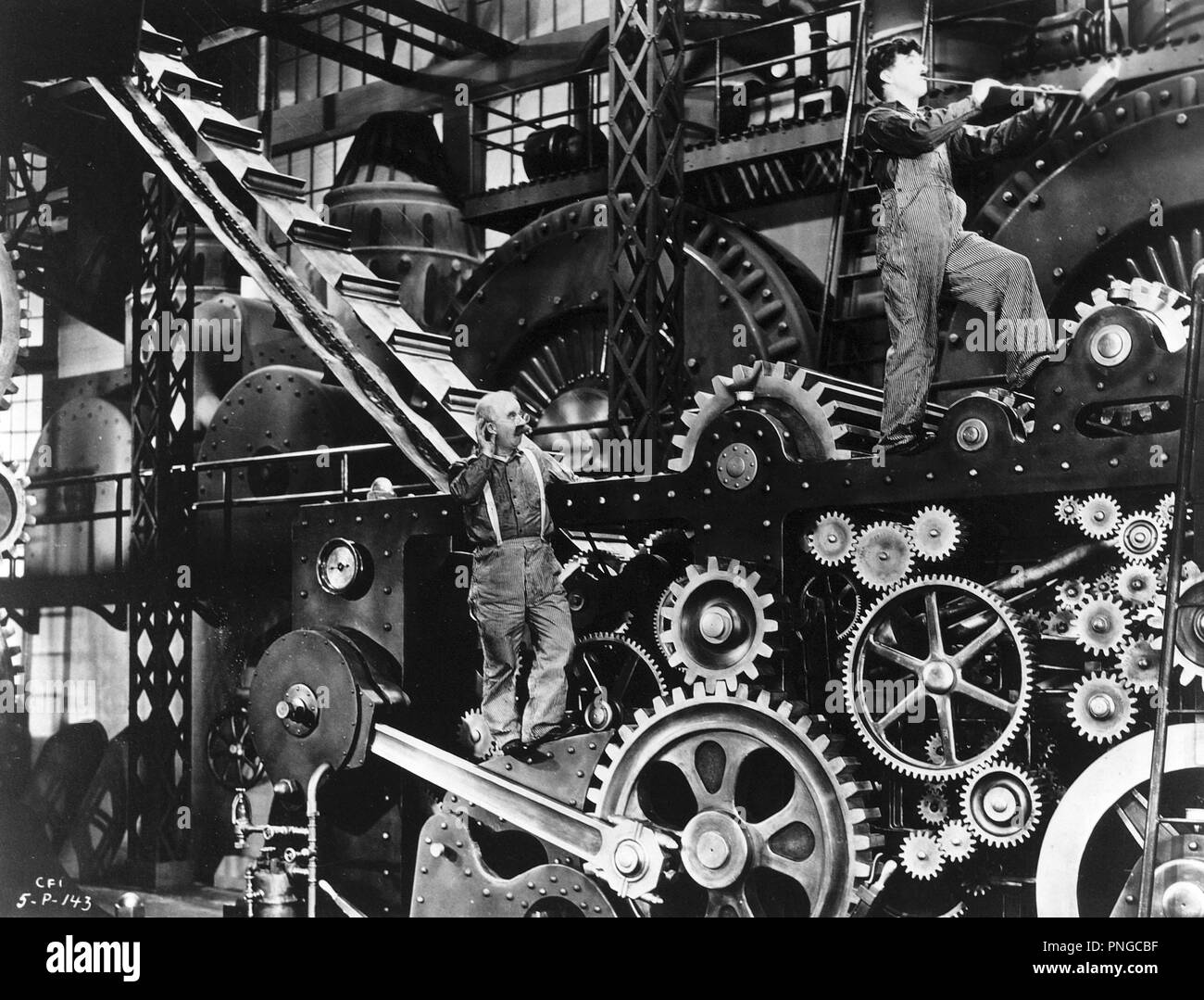 Les temps modernes 1936 charlie chaplin Banque de photographies et d ...
