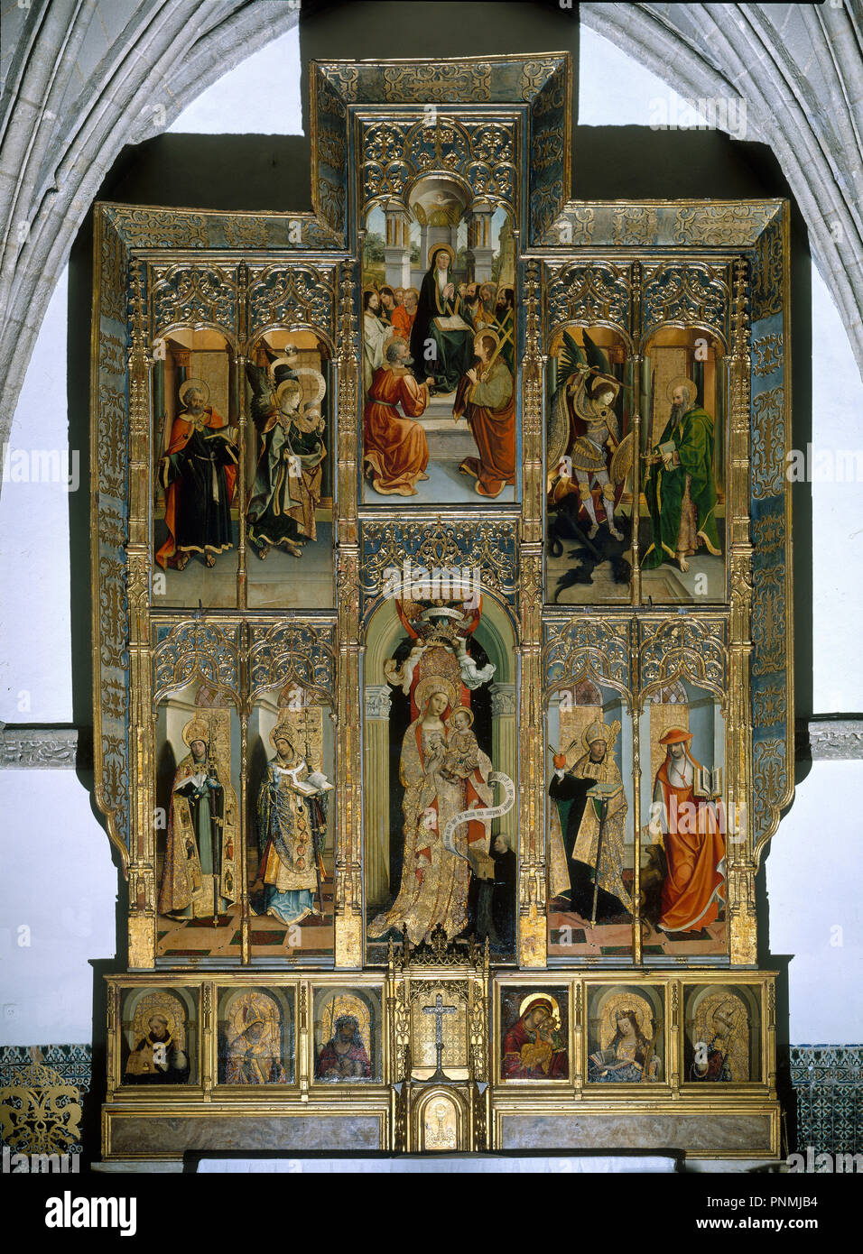 CAPILLA DE SANTA MARIA DE JESUS - RETABLO DE MAESE RODRIGO - siglo XVI ...