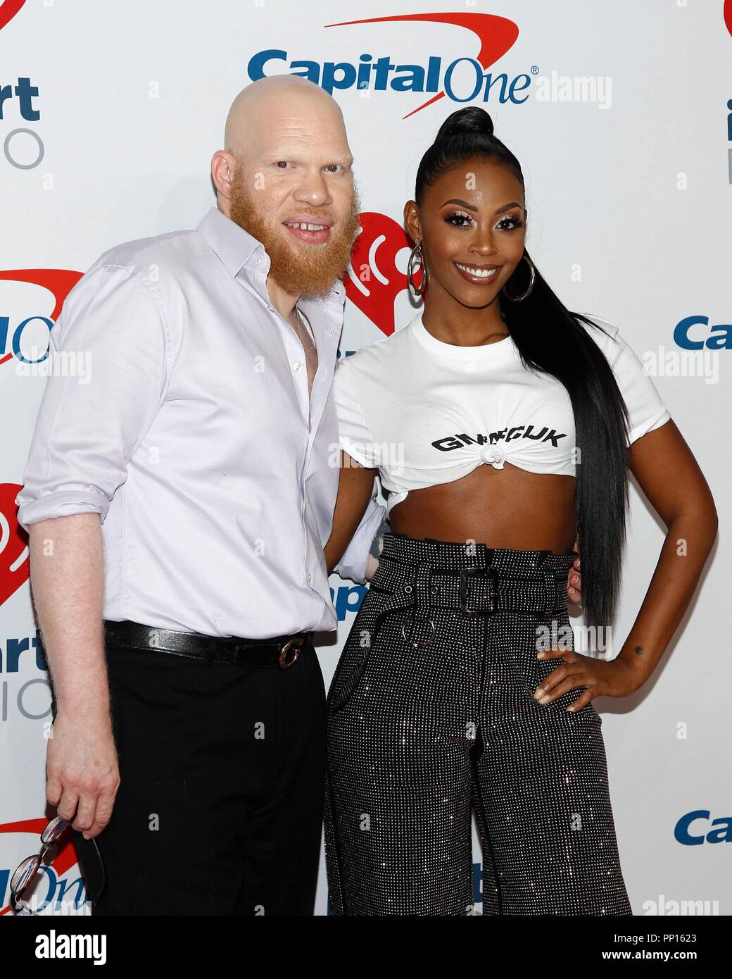 Las Vegas, USA. 22 Sep, 2018. Marvin 'Krondon' Jones III, Nafessa ...