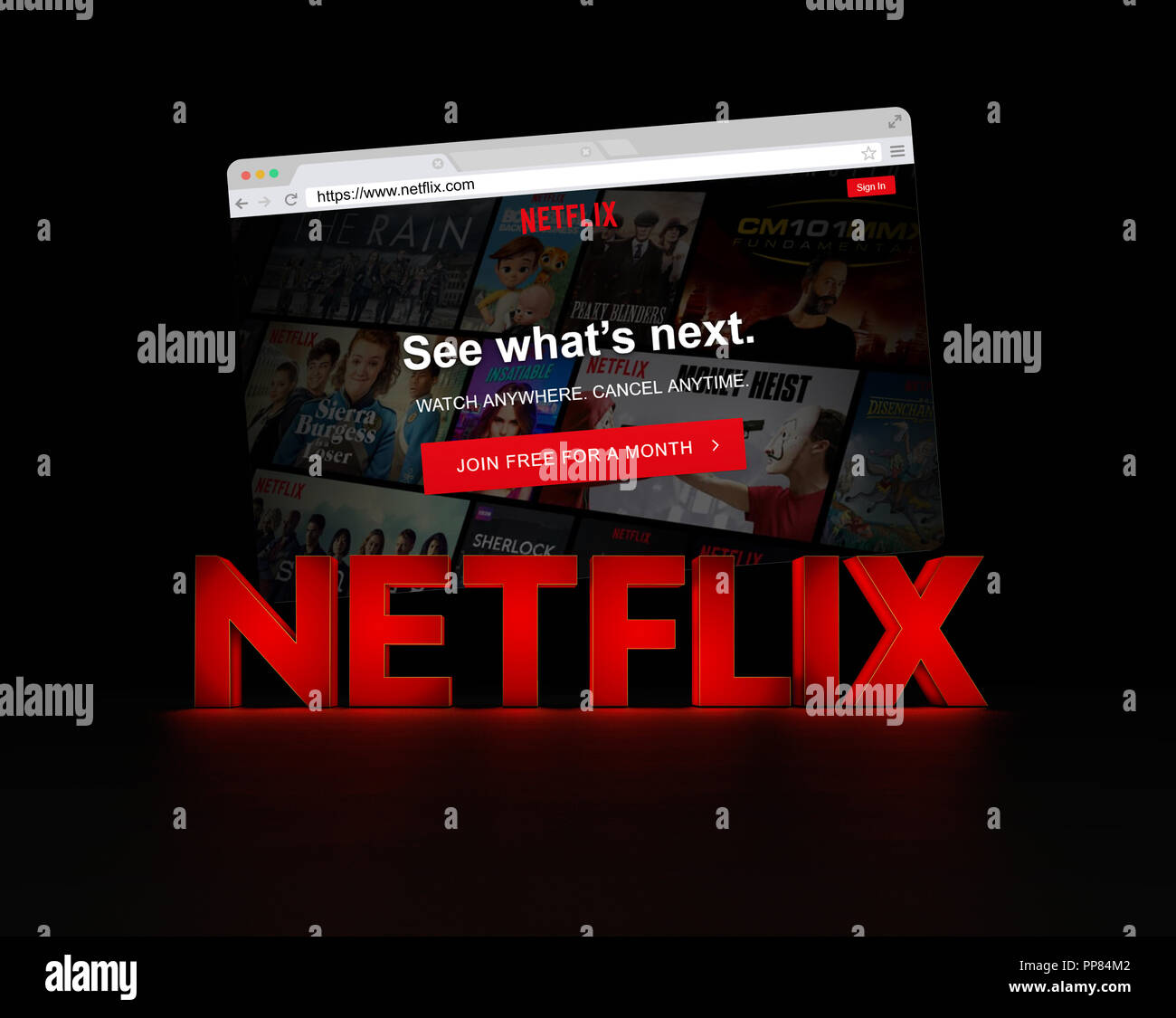 Netflix, Netflix Background Design Photo Stock - Alamy