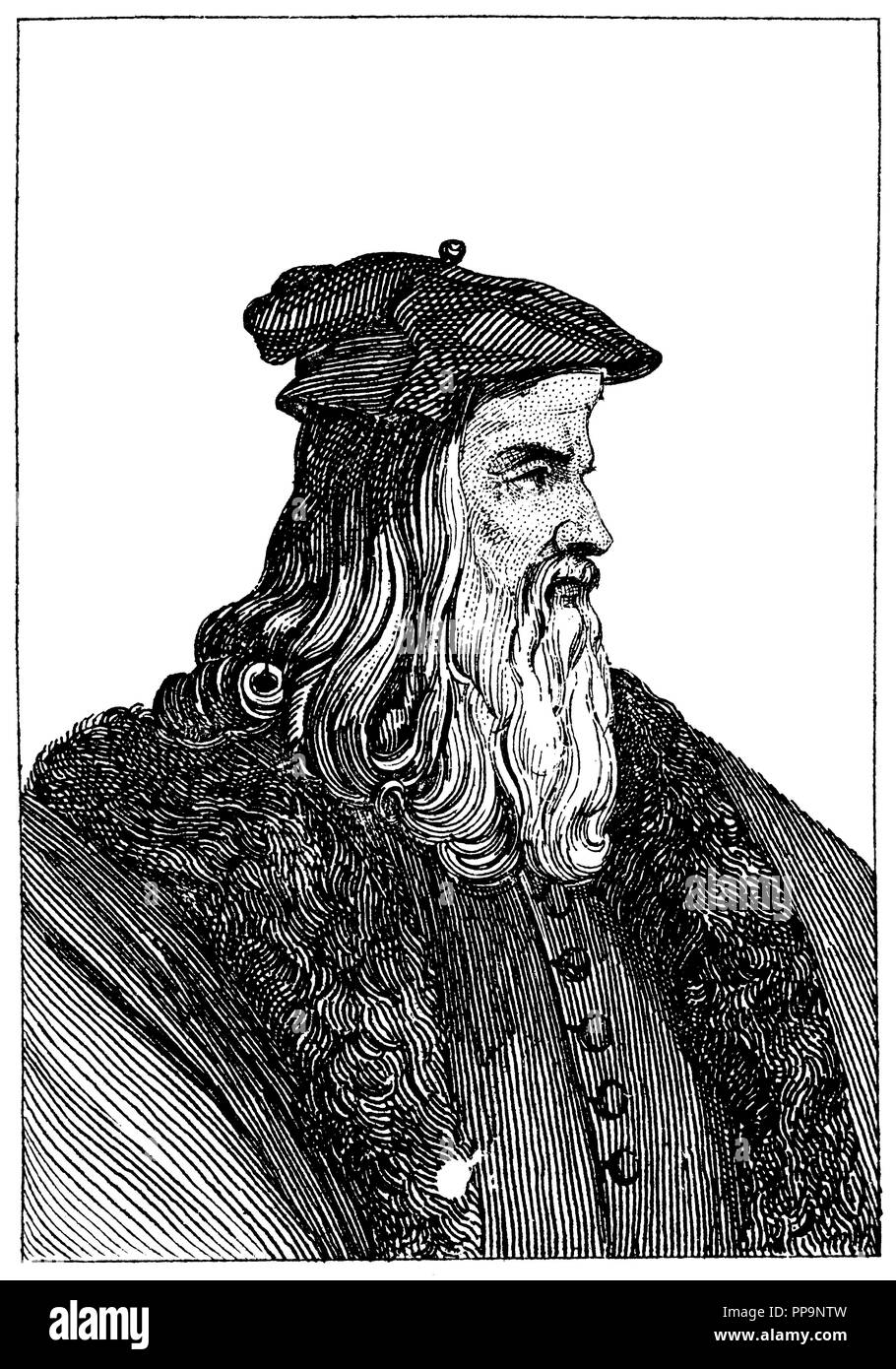 Leonardo da Vinci (1452-1519), peintre, anatomiste, architecte ...