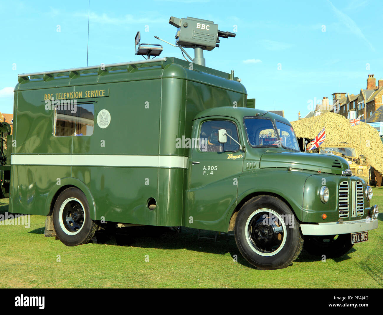 Outside Tv Broadcast Van Banque d'image et photos - Alamy