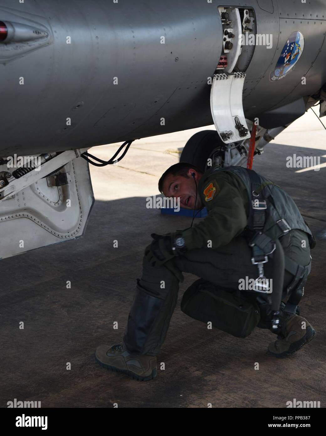 U.S. Air Force Le Capitaine Ryan Neely, 309e Escadron de chasse ...