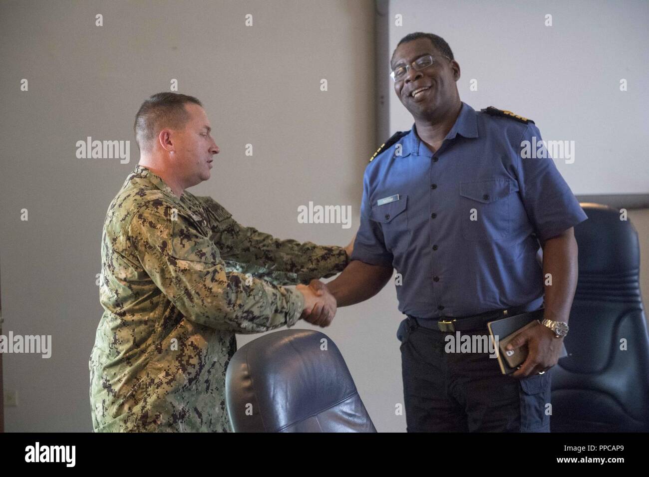 PORT OF SPAIN, Trinité-et-Tobago (16 août 2000 22, 2018) Le capitaine ...