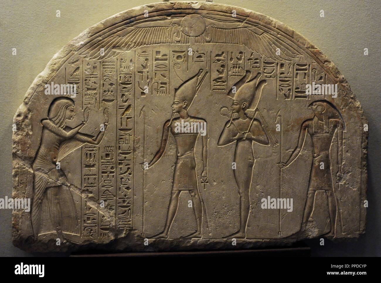 L'Egypte ancienne. Stèle de Haremheb, chef de l'Armée de roi ...