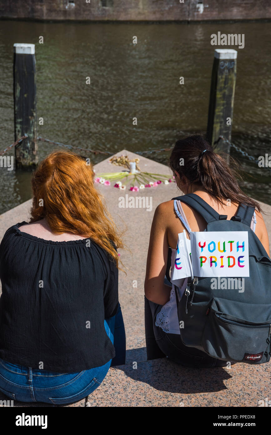 Amsterdam homomonument Banque de photographies et d’images à haute ...