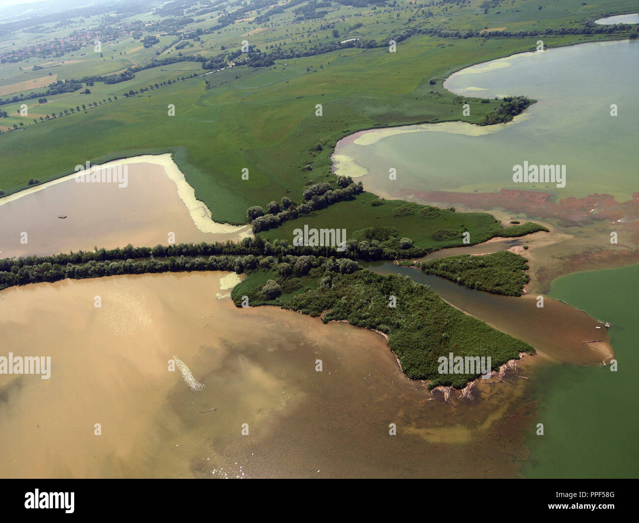 Embouchure de l'ammer dans le lac ammer Banque de photographies et d ...