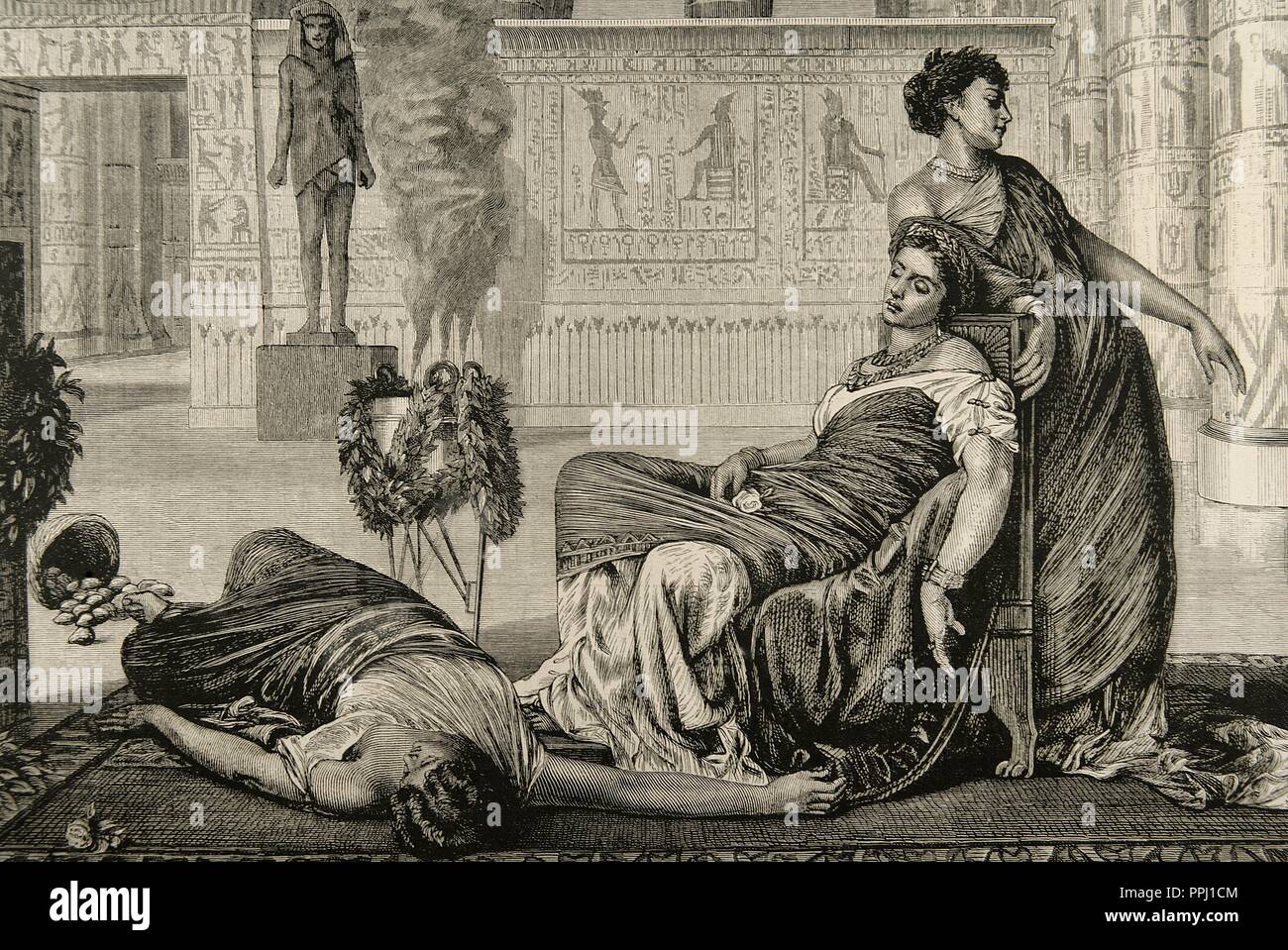 Cleopatra vii 69 30 bc reine d'egypte Banque de photographies et d ...