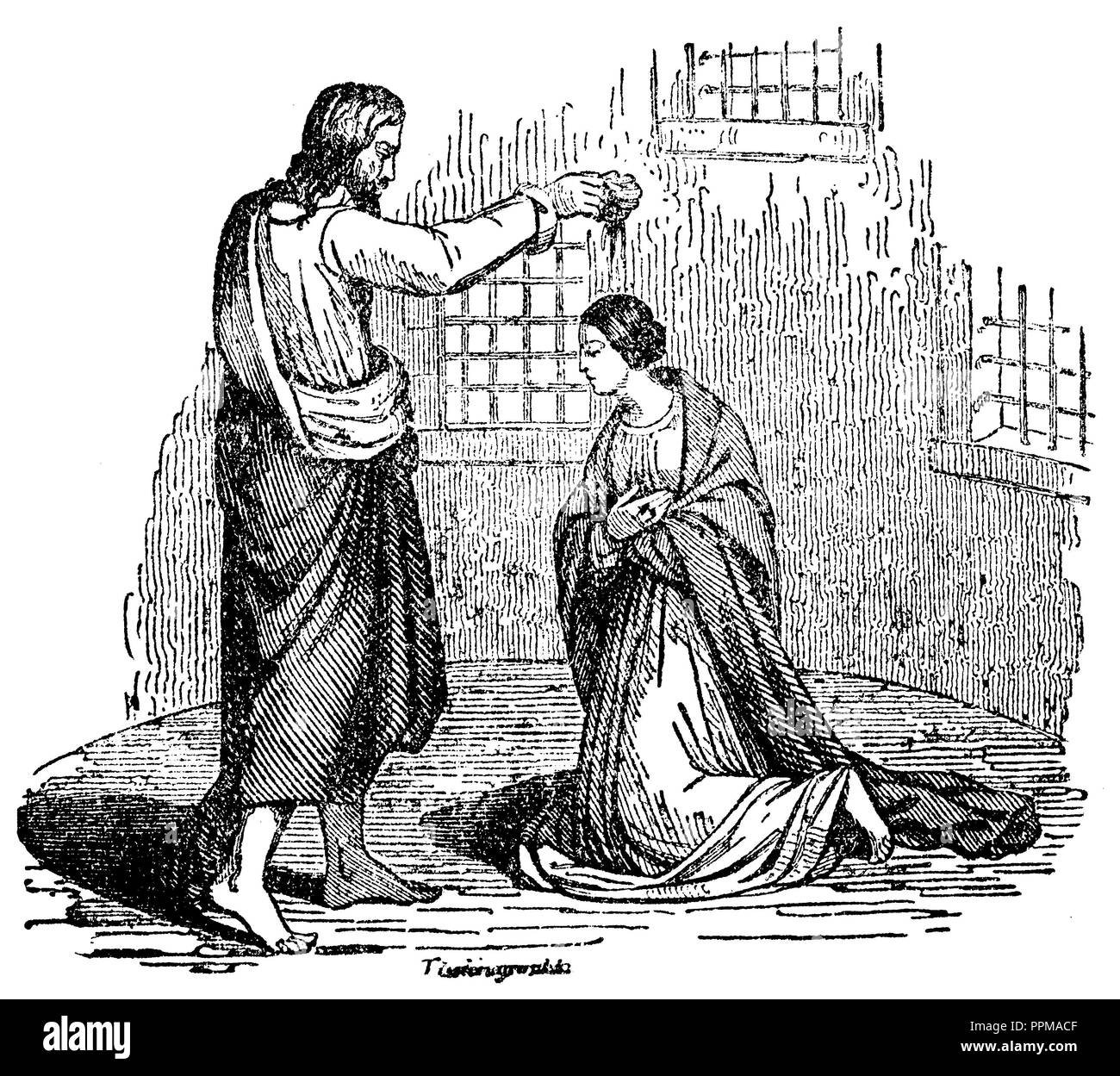 St balbina Banque d'images noir et blanc - Alamy