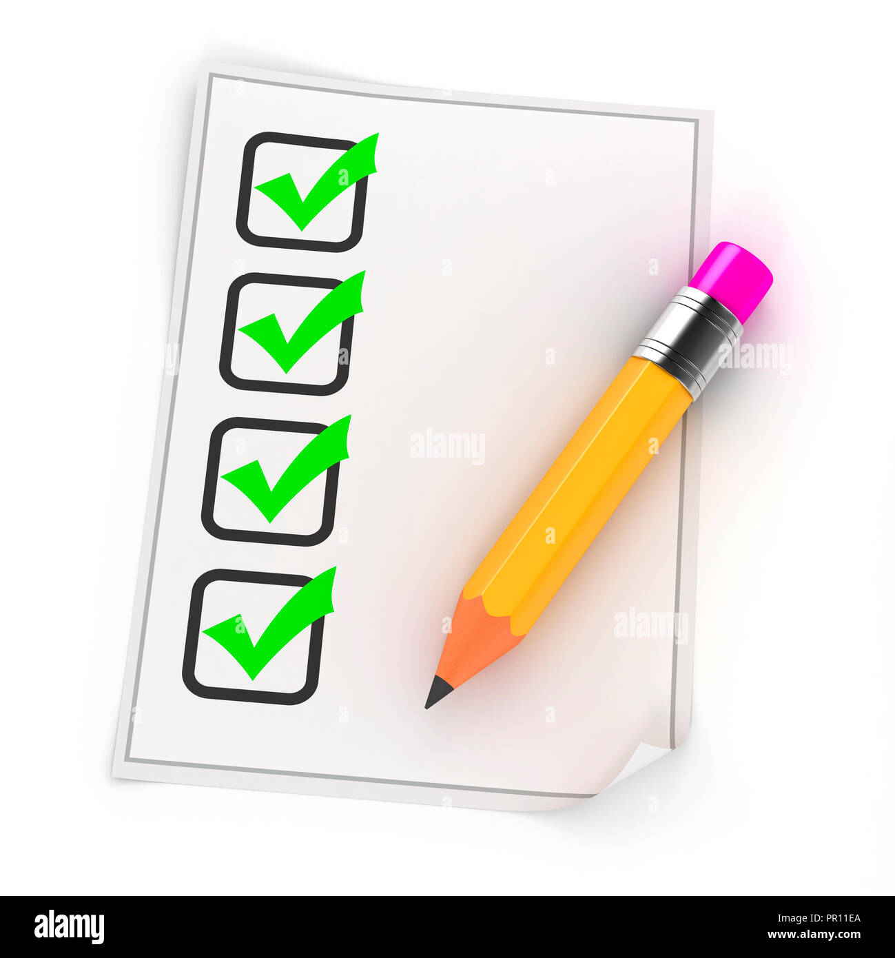 Check list icon Banque d'image et photos - Page 2 - Alamy