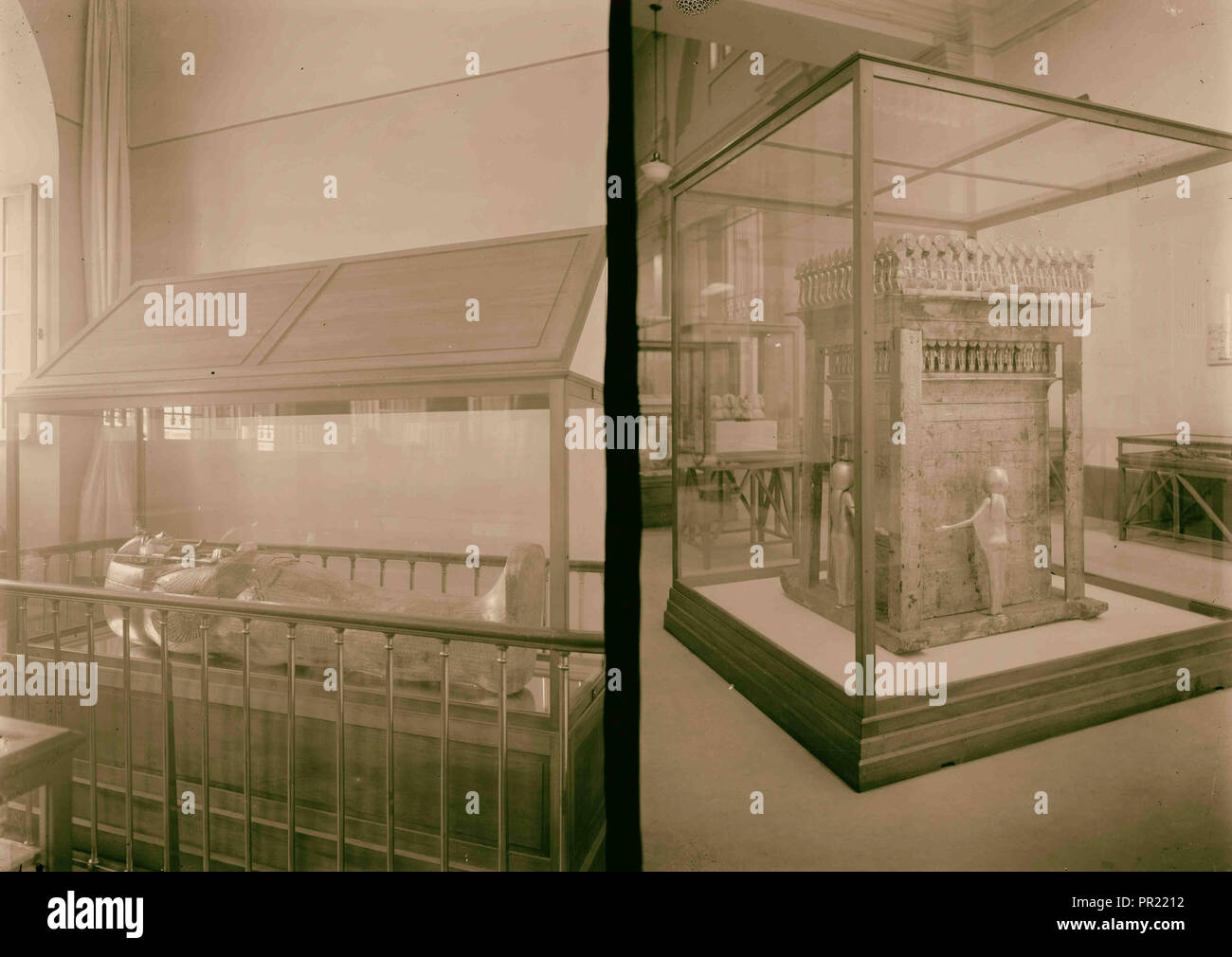 L'Égypte. Le Caire. Musée. 3e de Toutankhamon cercueil intérieur ...